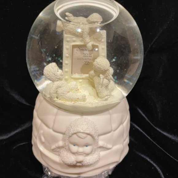 Department 56 | Accents | Vintage Snowbabies Water Globe Music Box Add ...